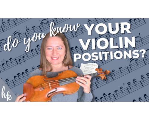 How to Learn Positions on the Violin - Broadbent School of Violin Artistry